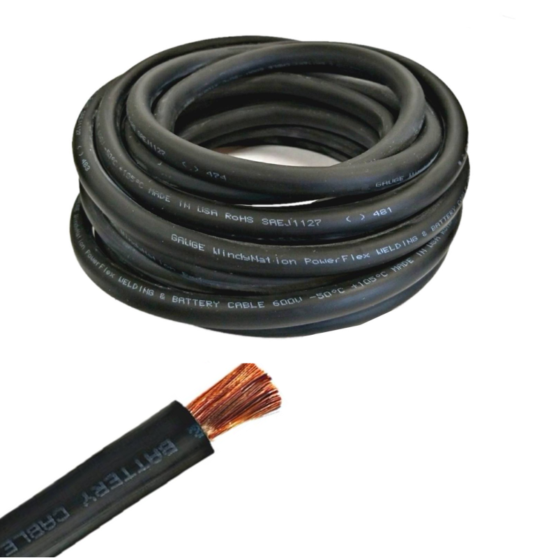 Kauçuk Kaynak Kablosu, 70mm2, 1mt - Mtr Kaynak Makinaları